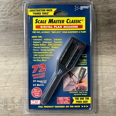 NEW Calculated Industries Scale Master Classic 6015 Digital Plan ...
