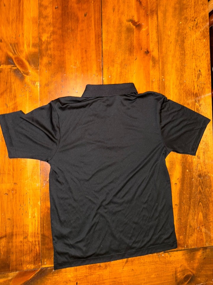 EUC BAW West Point Army Logo Black Polo Collar Short Sleeve Shirt Mens ...