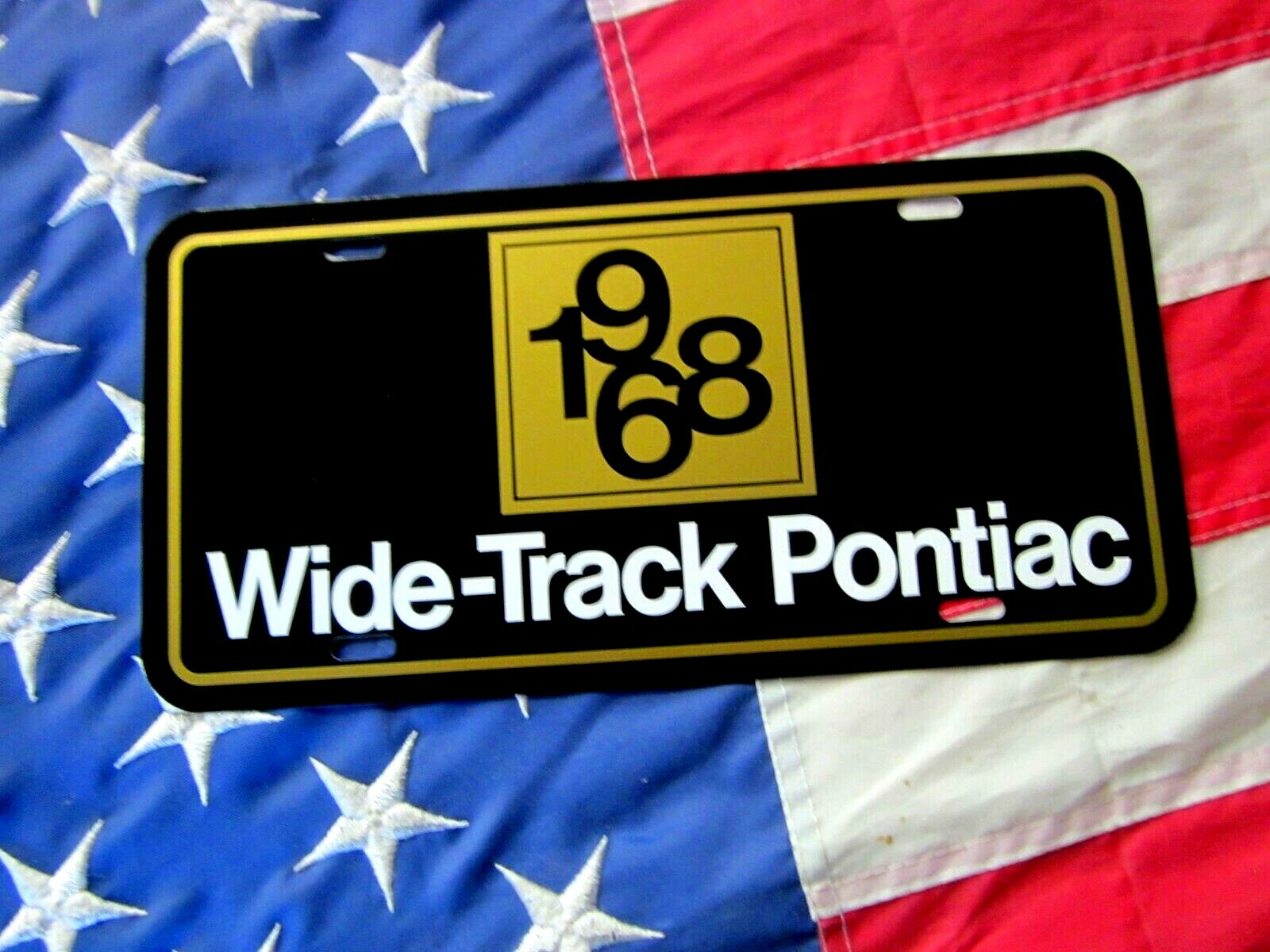 1968 Pontiac Wide Track license plate tag 68 Lemans Grand Prix ...