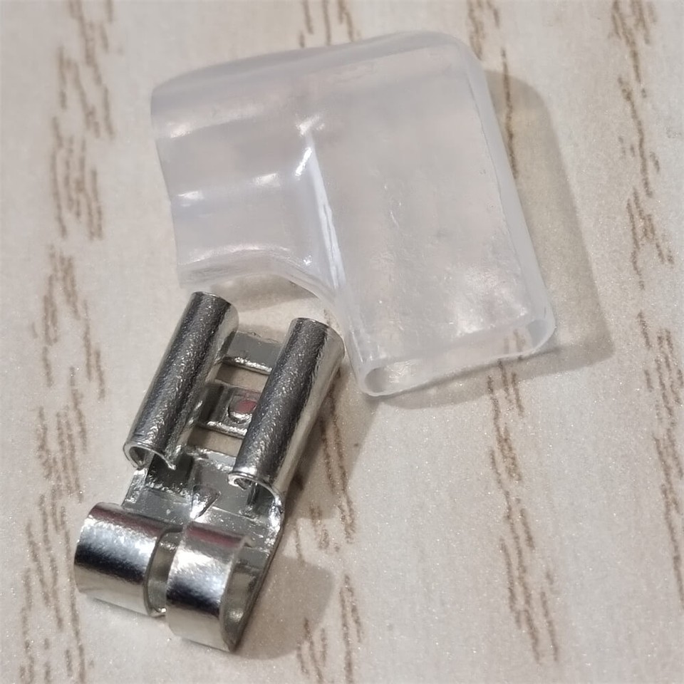 50 Sets Flag Quick-Disconnect Terminal Wire Connector 0.25" Insulating ...