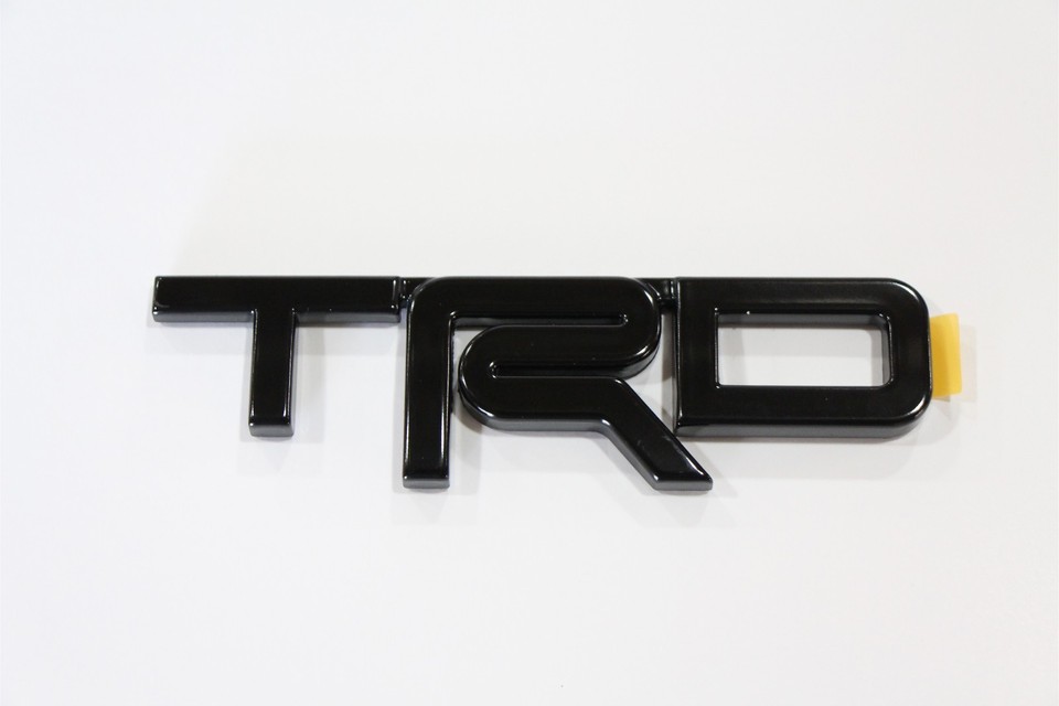 Toyota TRD Black Metal Emblem Genuine OEM PT413-35120-03 | eBay
