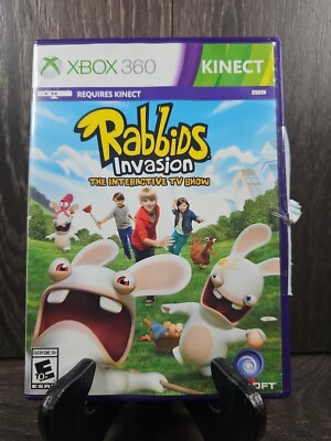 Rabbids Invasion (Microsoft Xbox 360, 2014)(Working VG) No Manual ...