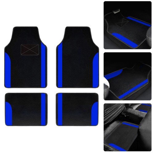 Car Floor Mats for Land Rover Universal Liner Carpet Suede TypeB7 Blue ...