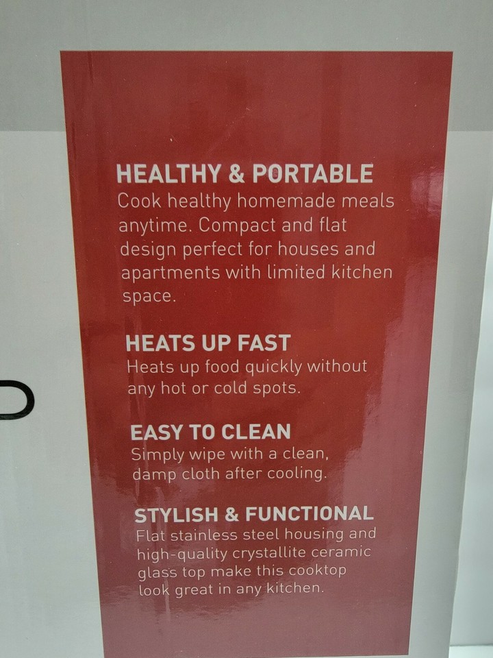 Parini Cookware Electric Ceramic Cooktop New in Box | eBay