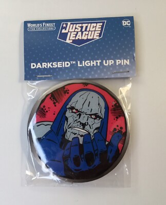DC Comics Justice League DARKSEID Light Up Pin Worlds Finest Box Ex ...