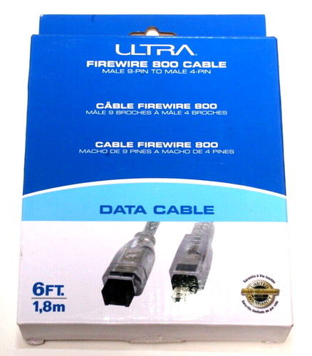 ULTRA FIREWIRE 800 CABLE-6 FOOT-UNOPENED | eBay