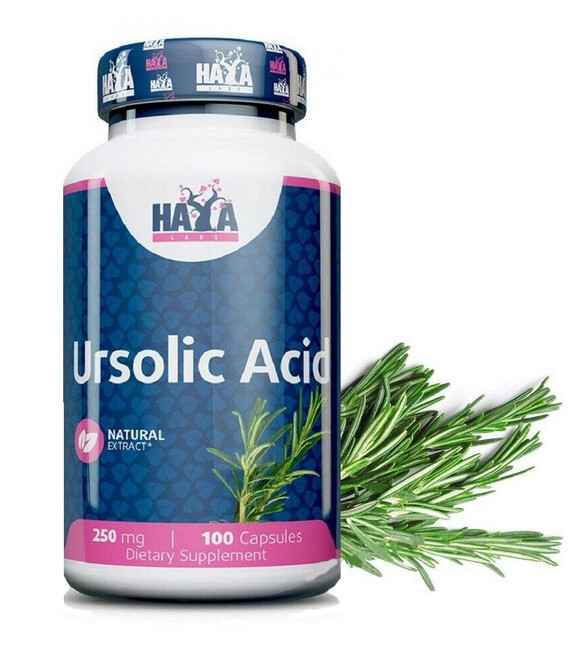 Ursolic Acid 100 Caps 250mg From Rosemary Extract Fat Loss Lean Mass ...