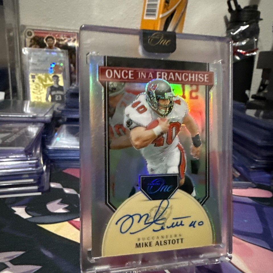 Mike Alstott 2024 Panini One Football Once In A Franchise Auto 07/99 | eBay