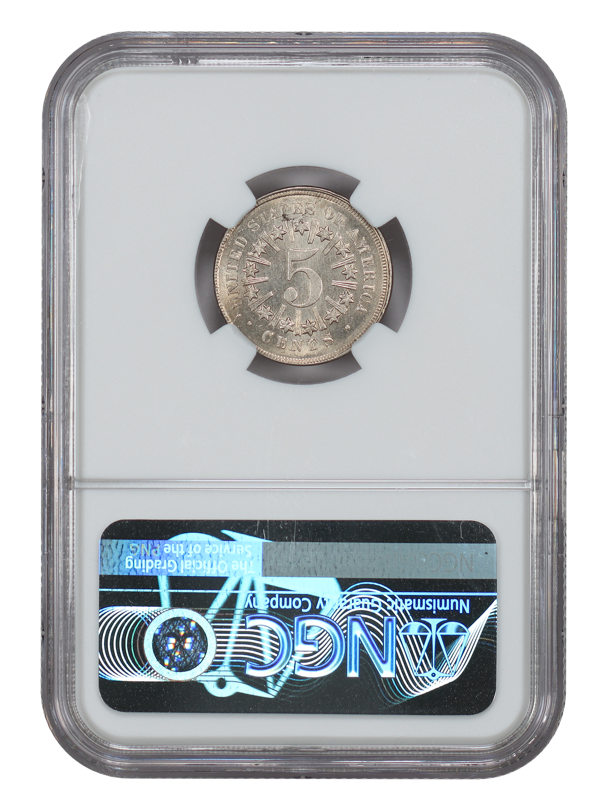 1866 5C NGC MS65 (Rays) - Shield Nickel - Popular First Year Type Coin ...