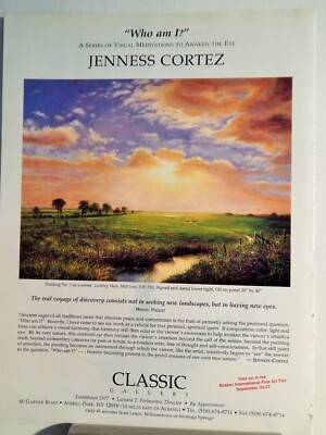JENNESS CORTEZ ART PIECE VTG ORIG 1998-2 ADVERTISEMENT | eBay