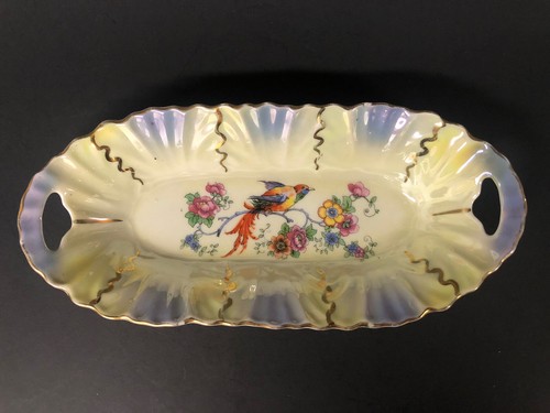 Vintage Celebrate Registered Made in Germany Relish Dish Bird ...