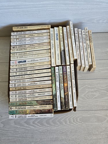 Vintage Western Lot Of 41 Books Longarm Evens, Ellis Lonestar Action ...