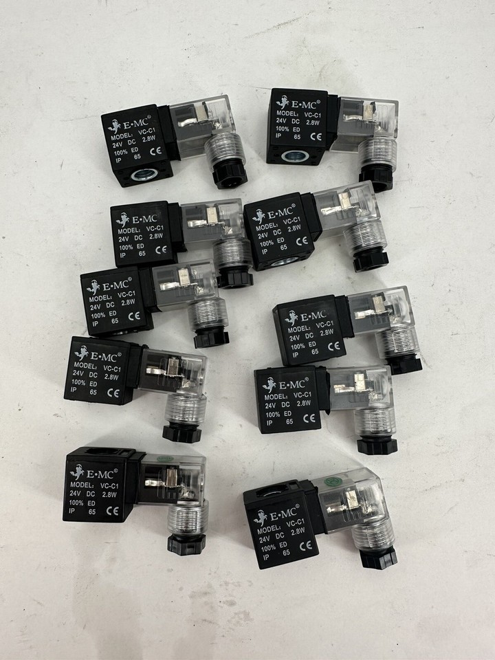 Batch Of 10 Units Coils Pneumatic 24V Dc 2.8W E-MC VC-C1 Ref Cassese ...