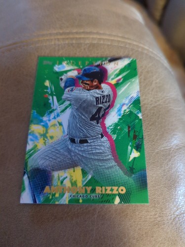 2020 Topps Inception Anthony Rizzo #75 Green Parallel Chicago Cubs | eBay