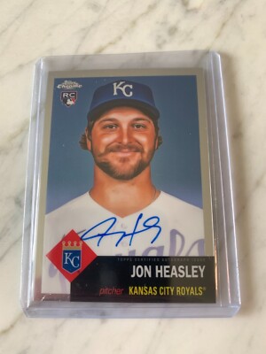 2022 Topps Chrome Platinum Anniversary Jon Heasley Rookie Auto KC ...