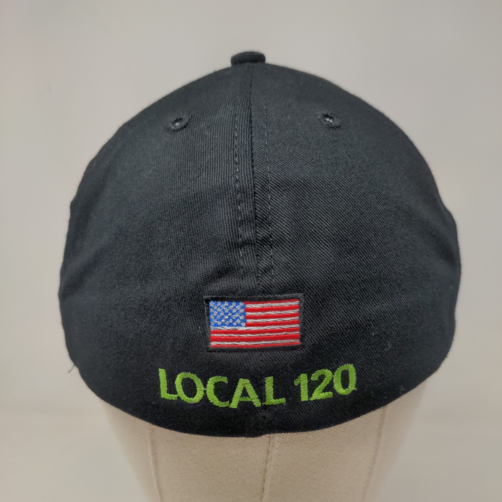 LiUNA Men's Fitted Hat Black M Embroidered Local #120 Laborers Union ...