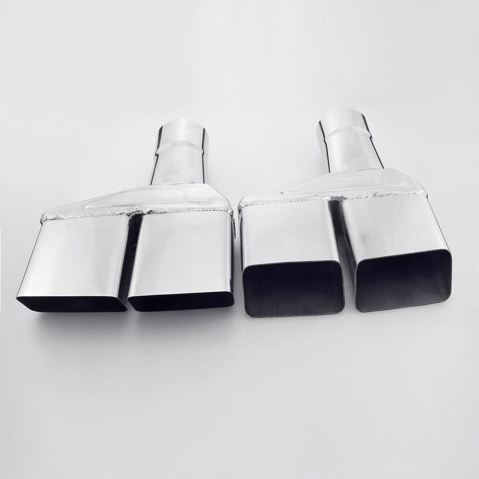 Pair Quad Square Outlet 2.5" in Exhaust Tips For 1970-1974 Dodge ...