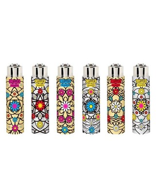 Accendini clipper large collezione completa Primavera rivestit6pezz ...