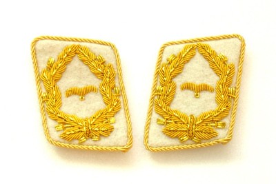 WW2 German Luftwaffe Generalmajor Collar Tabs | eBay