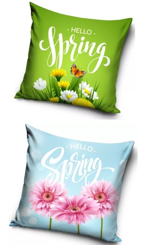 Spring Flowers Spring Pillowcase Pillow Cover Pillowcase 15 11/16x15 11 ...