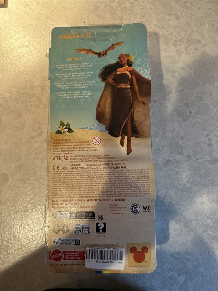 New Mattel - Moana 2 - Matangi- 10" Doll | eBay