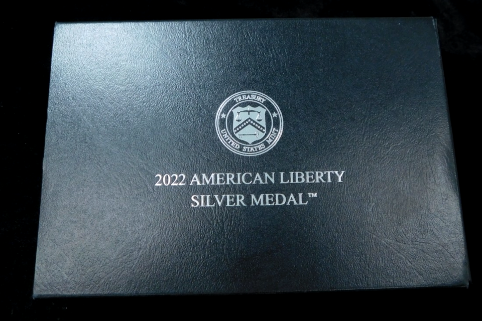 2022-P Proof American Liberty Silver Medal in Box w/ COA | eBay