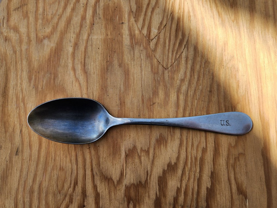Military U.S. WALLCO Stainless Mess Spoon - Serving Spoon ~ FREE ...
