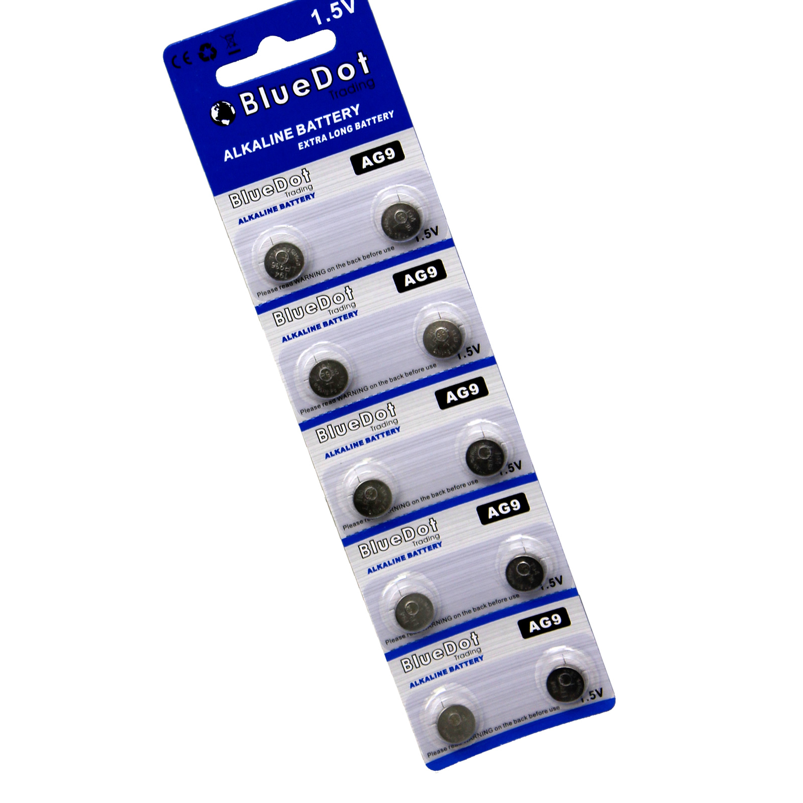 10x AG9 394A 394 SR936SW LR936 LR45 SR45 SR93 Alkaline Button Cell ...