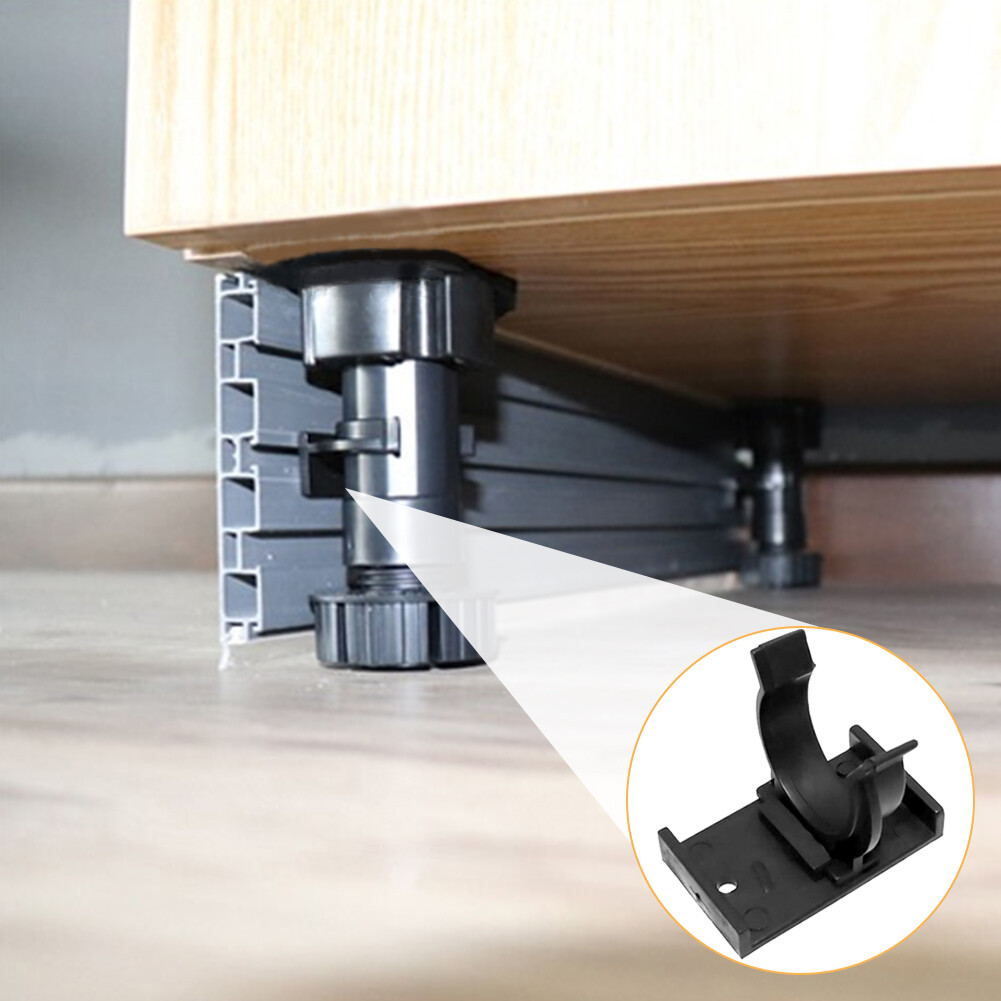10pcs Plinth Clip Kitchen Kick Board Cabinets Support With Self Tapping ...