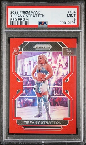 Tiffany Stratton Rookie 2022 Panini Prizm WWE Red 139/299 RC PSA 9 | eBay