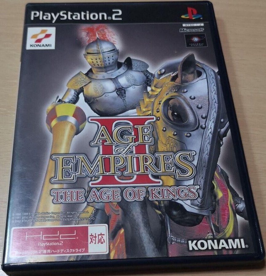 PS2 PlayStation 2 AGE OF EMPIRES II THE AGE OF KINGS Japanese Tested ...