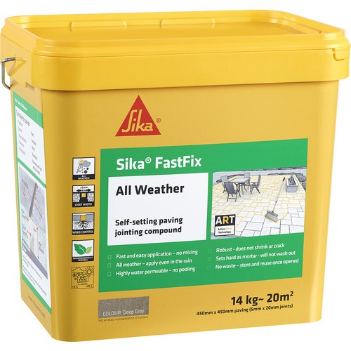 Sika Fast Fix All Weather | Self Setting Jointing Compound 15kg-Various ...