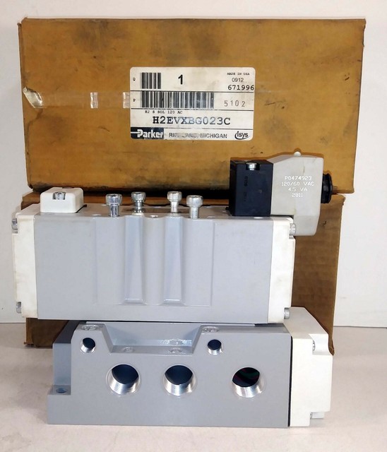 Parker H2EVXBG023C Pneumatic Valve Solenoid Never Installed (b23) for ...
