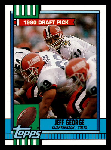1990 Topps Jeff George Atlanta Falcons #298 Centered Mint | eBay