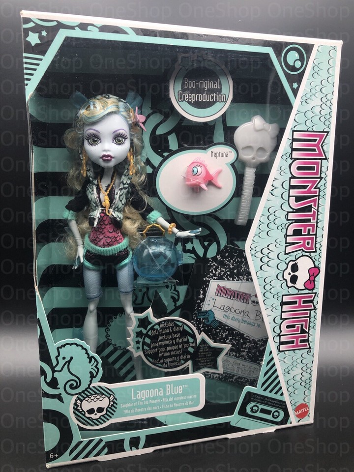 NEW Monster High Lagoona Blue Boo-Riginal Creeproduction Doll Mattel | eBay