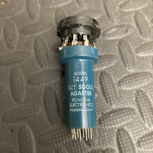 Vtg Pomona Electronics 1449 9-Pin Test Socket Adapter | eBay