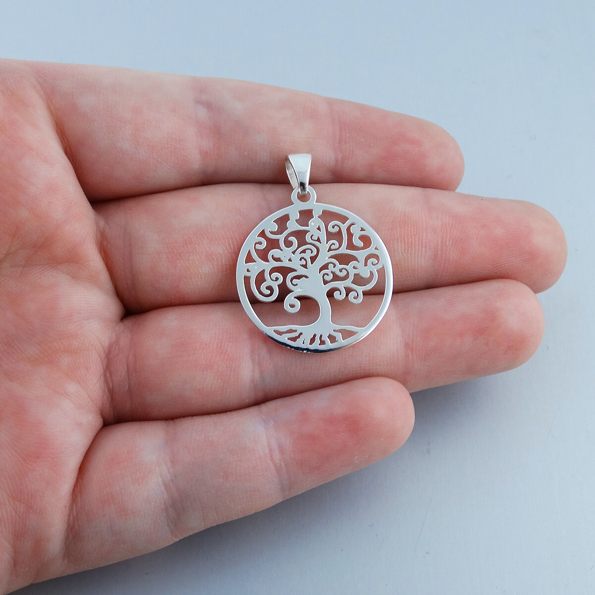 Tree of Life Filigree Pendant 925 Sterling Silver NEW Laser Cut Family ...