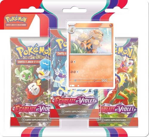 Pokémon - Tri-Pack SV01 Écarlate et Violet : Arcanin 820650556463 | eBay