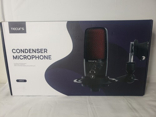 Condenser Microphone With Adjustable Mount And Screen. New. Tecurs ...