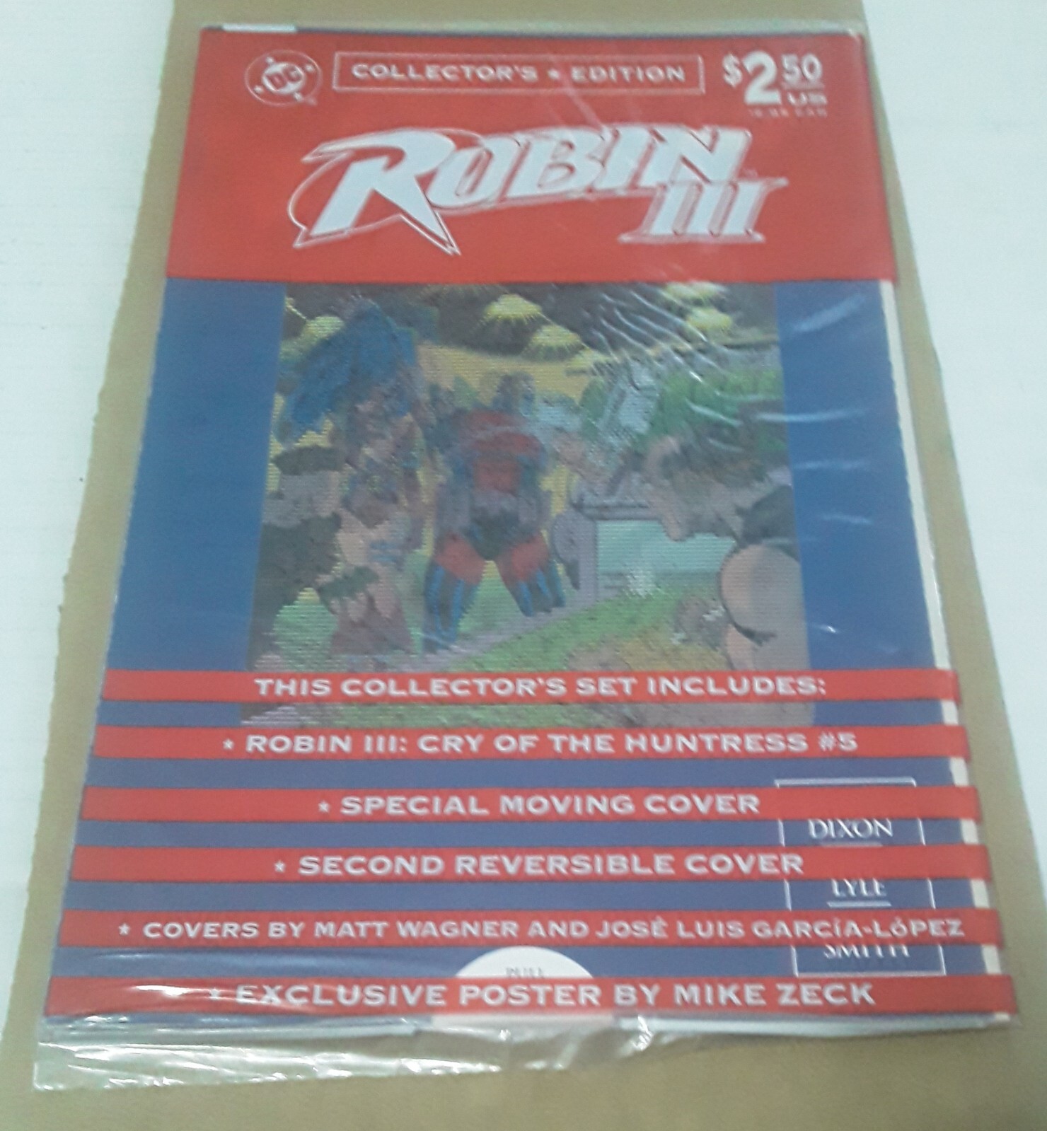 ROBIN III Cry of the Huntress 5 (3D Cover & Poster SEALED) DC Comic ...