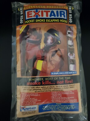 Exit Air Pocket Smoke Escape Hood | eBay