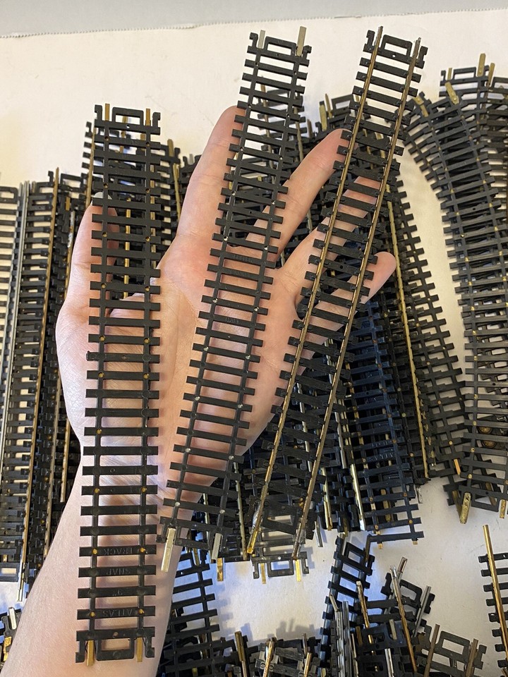 Large Lot 280 Pieces Ho Scale Snap Track Curves Straight Mixed Brands ...