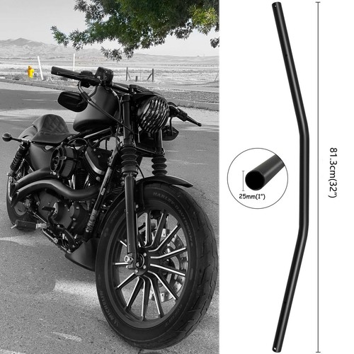 1" 25mm Motorcycle Handlebars Drag Bars For Harley Sportster 1200 883 ...