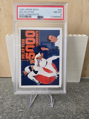 1990 Upper Deck - Nolan Ryan #34 PSA 8 | eBay