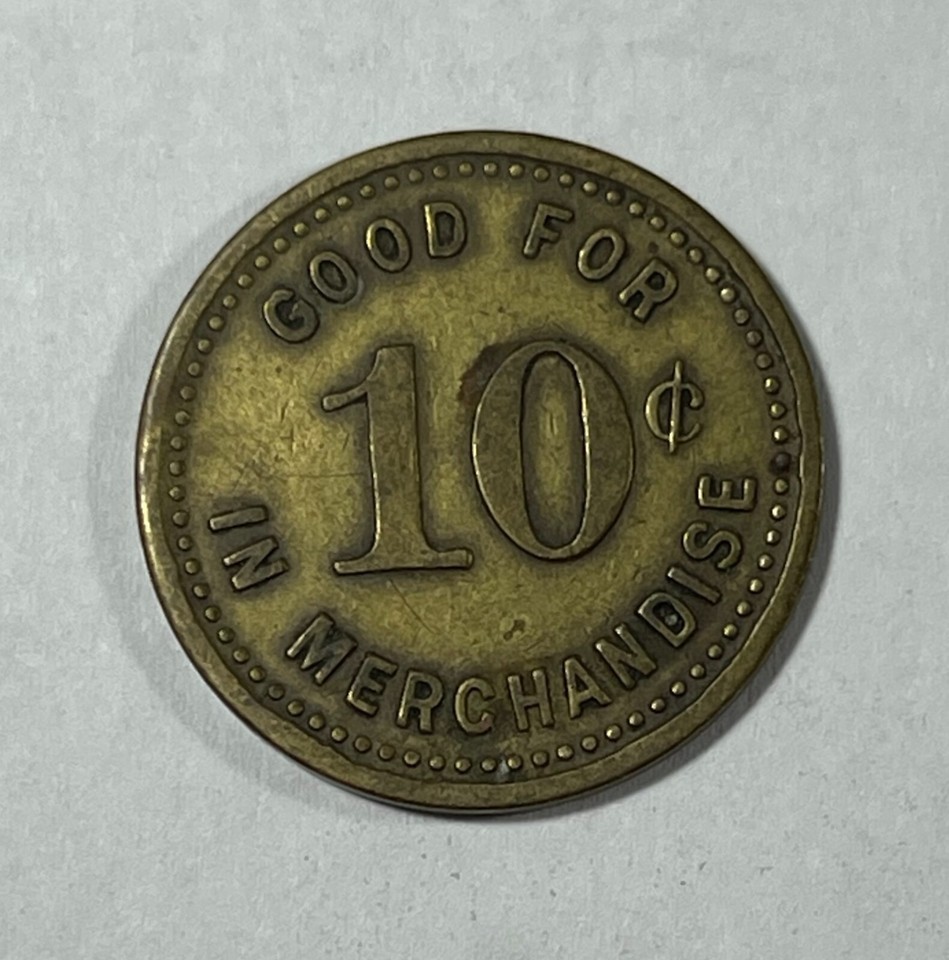 Exonumia Big Creek (TX or IL?) (#18875) Merchantile Company Coal Script ...