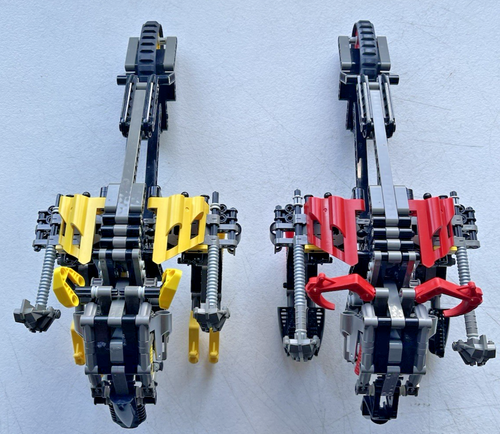 2001 LEGO 8538 BIONICLE ~ Rahi MUAKA Red Tiger KANE-RA Yellow Bull ...