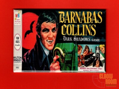 Barnabas Collins Dark Shadows game vintage box art 2x3" fridge magnet ...