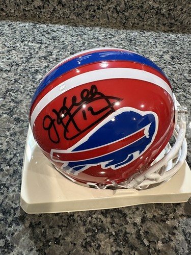Jim Kelly Autographed Bills Football Mini Helmet PSA | eBay