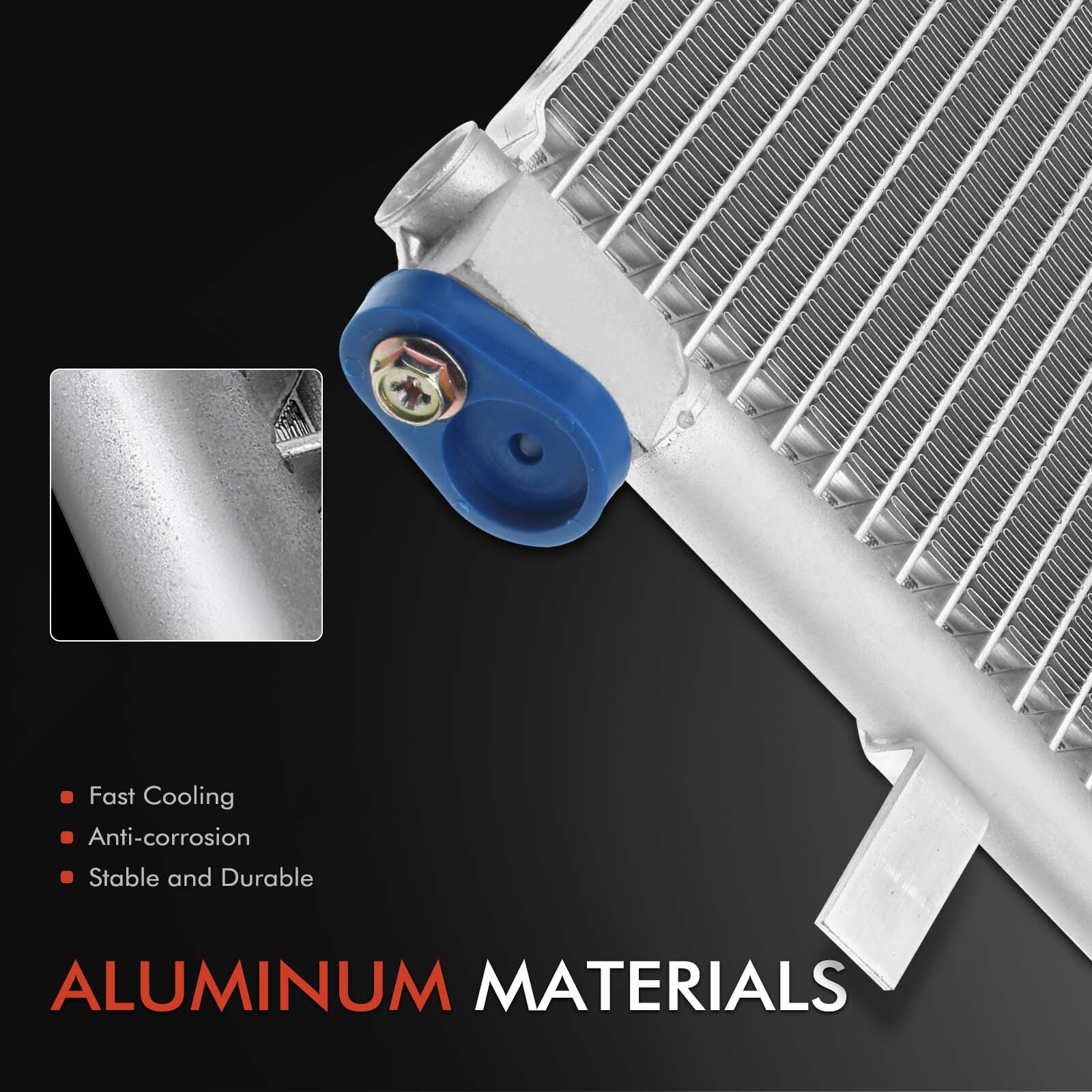 New AC Condenser with Receiver Drier for Audi A4 Quattro A5 Quattro Q5 ...