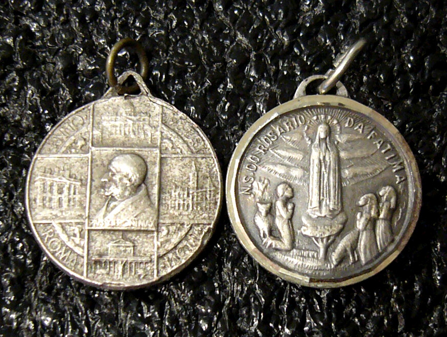 PORTUGAL ITALY x2 OL. FATIMA, POPE PIUS XII HOLY YEAR REDEMPTION ...